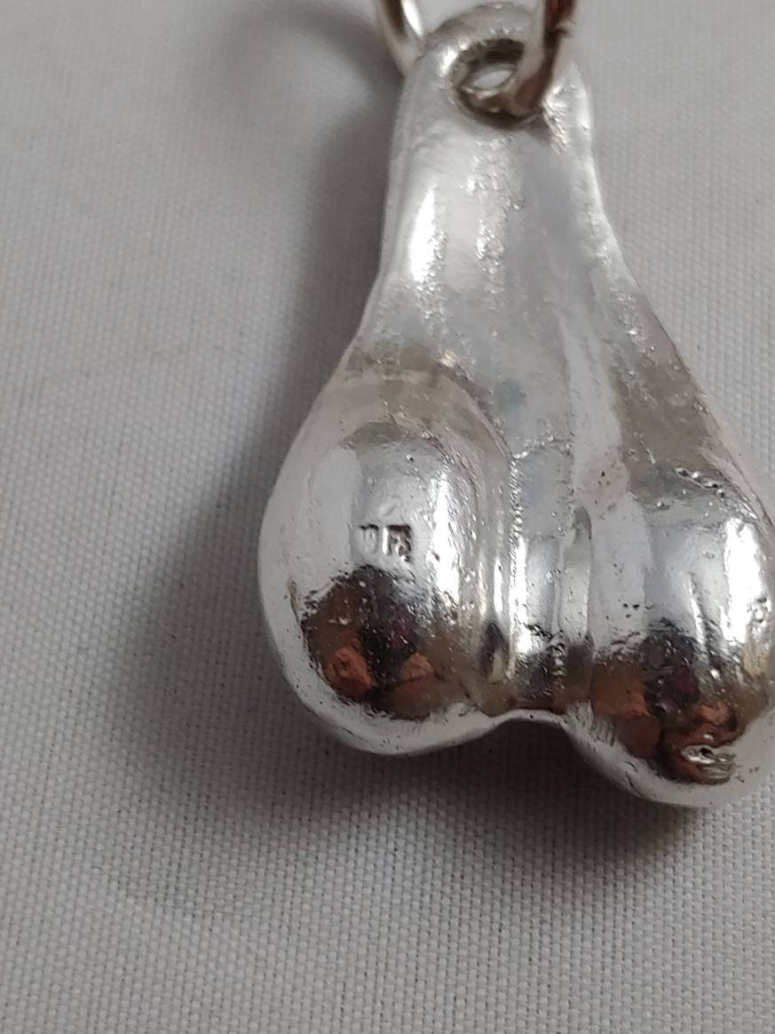 Balls keys silver balls nutsack deez nuts nutz Sterling sack | Etsy
