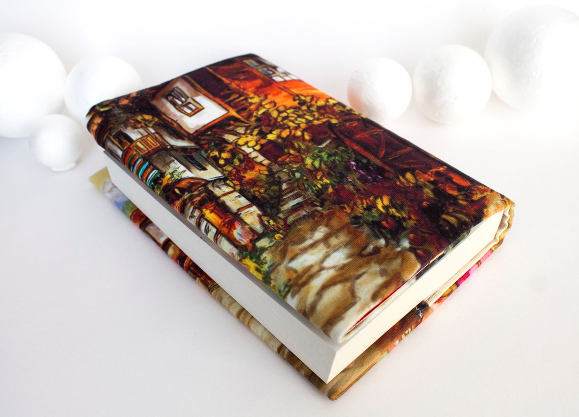 Eco Friendly Fabric Book Cover With Little Girl - Etsy