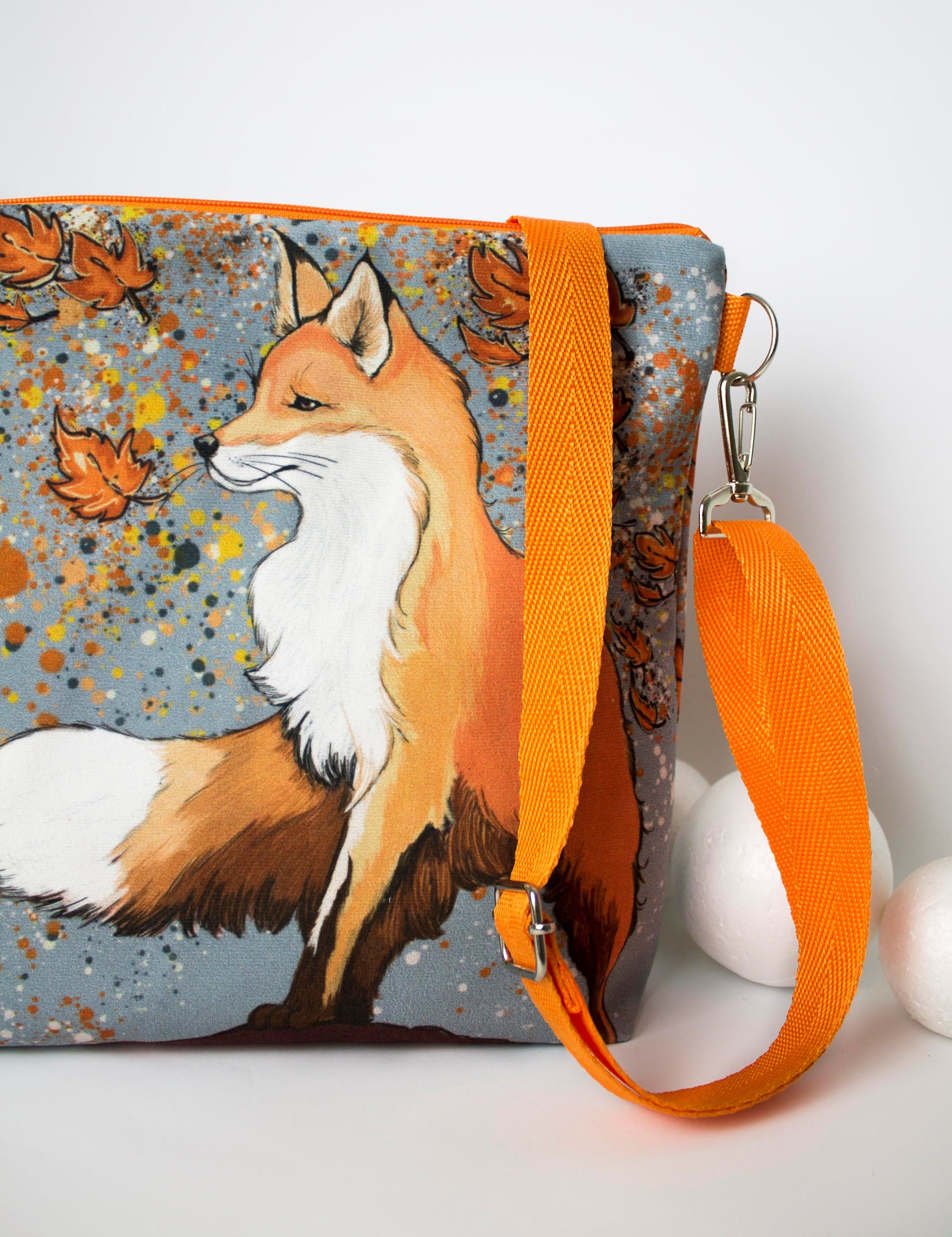 Fox Gray Bag Daily Women Bag Women's Shoulder Bag With - Etsy