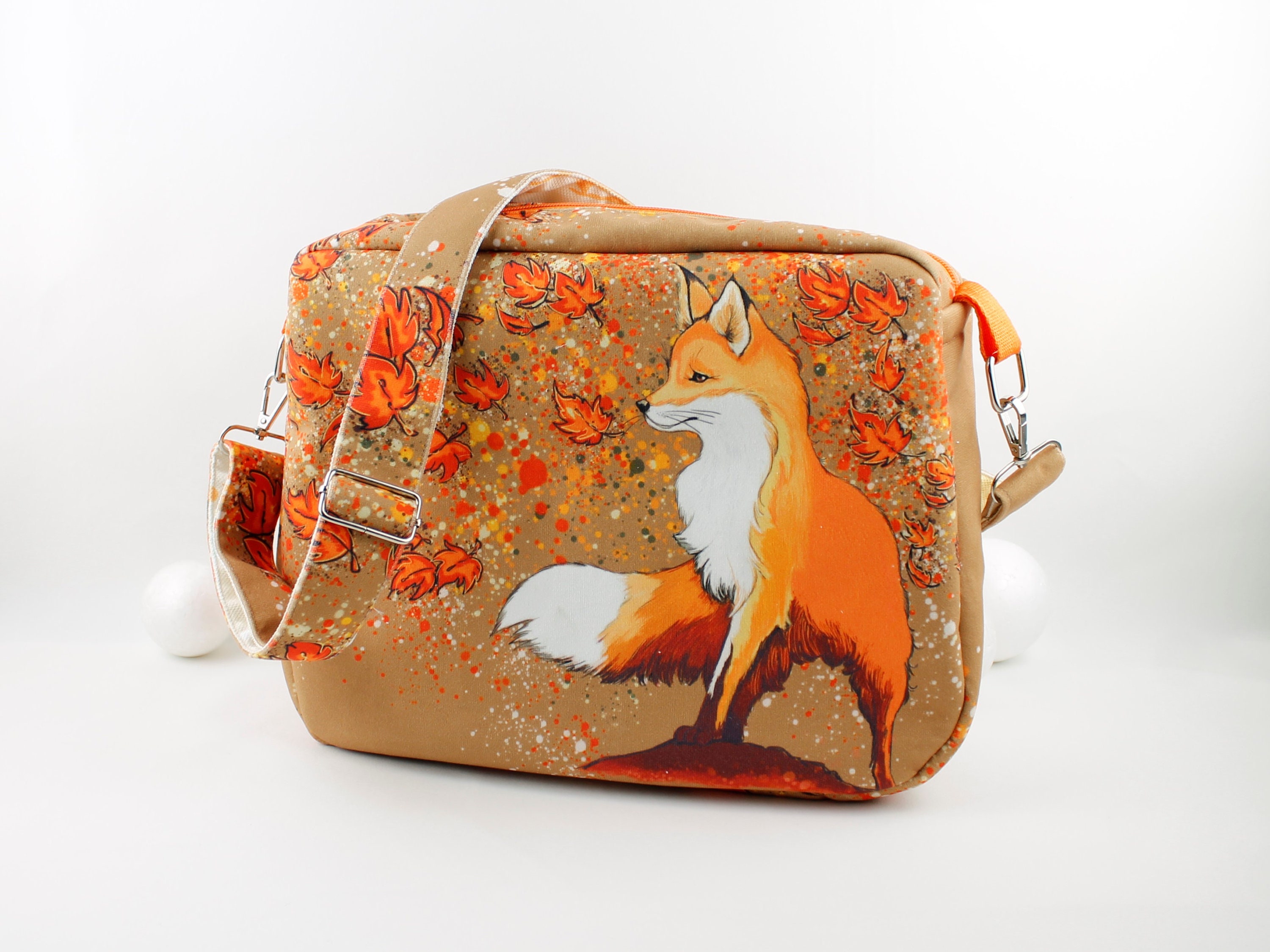 Fox Lover Set of Shoulder Bag and Mini Travelling Bag - Etsy