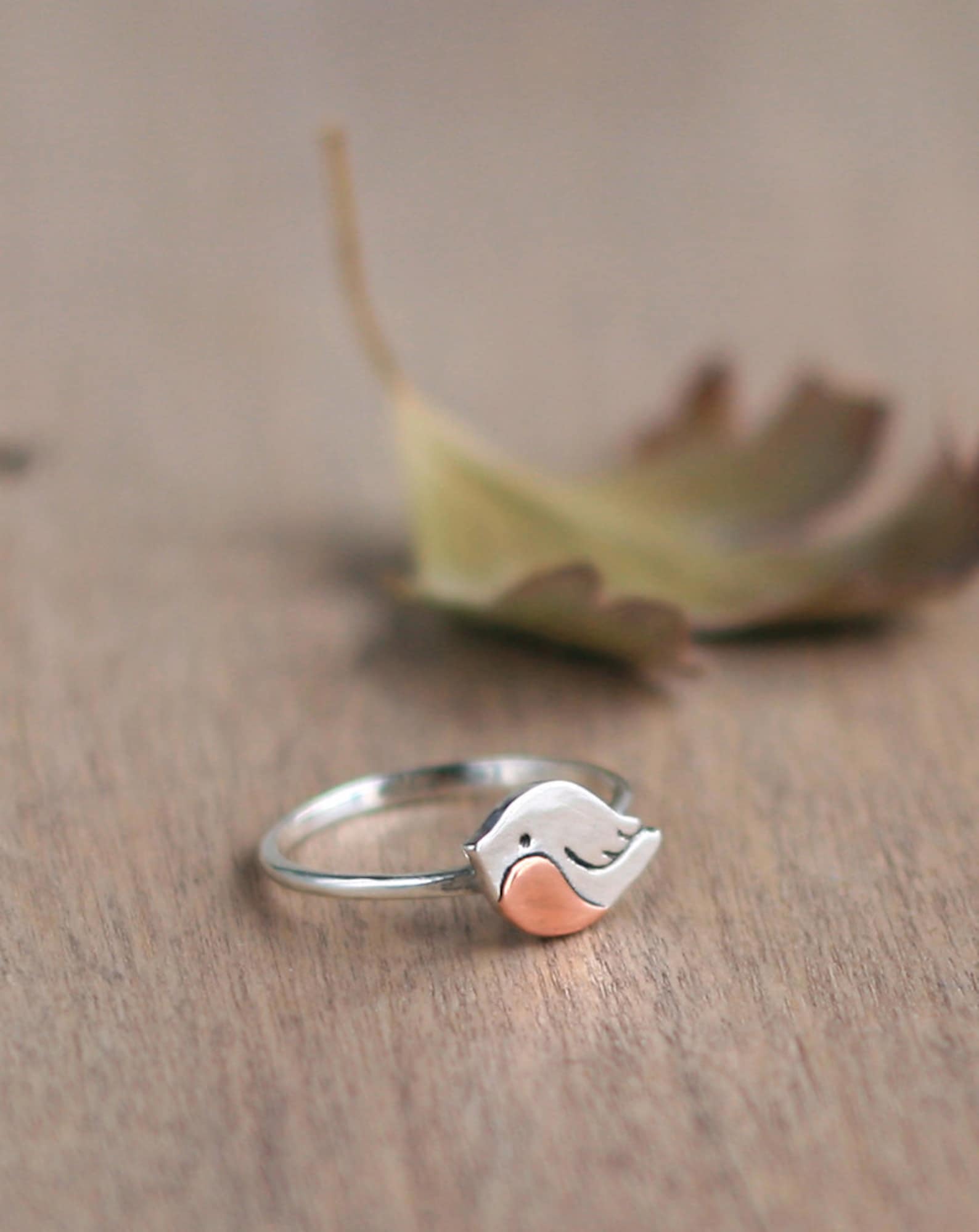 Silver Ring Little Bird Bird Ring Love Bird Ring Little - Etsy
