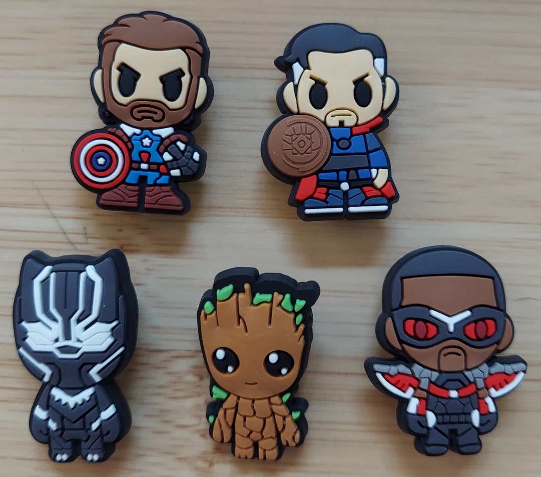 5 Avengers Croc Charms - Etsy