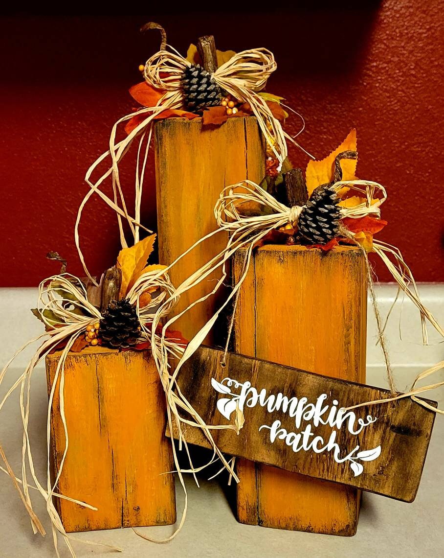 Pumpkin Patch Fall Decor - Etsy