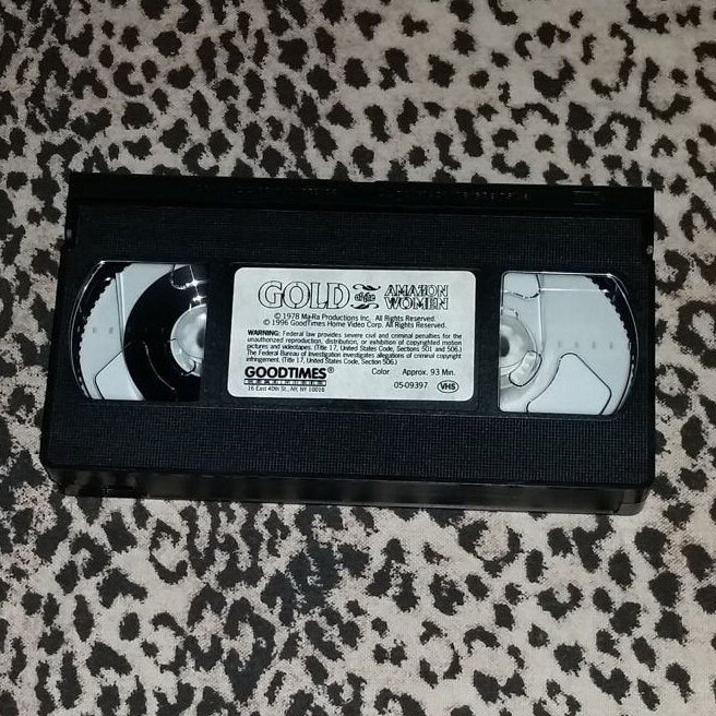 Gold of the Amazon Women [VHS] B Movie Cult VHS Rare 70s Movie Action ...