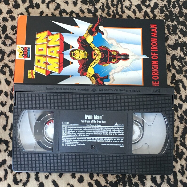 Iron Man : the Origin of Iron Man VHS Marvel Video Vintage - Etsy