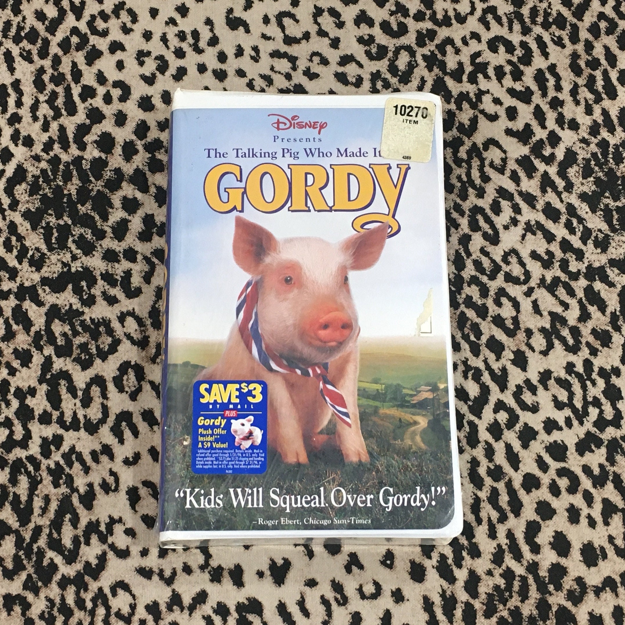 SEALED Gordy VHS Family Friendly Vhs Tape Brand New Sealed - Etsy