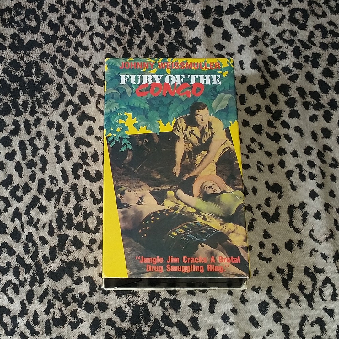 Fury of the Congo VHS Jungle Jim VHS Tape Vintage Drug Related Cult ...