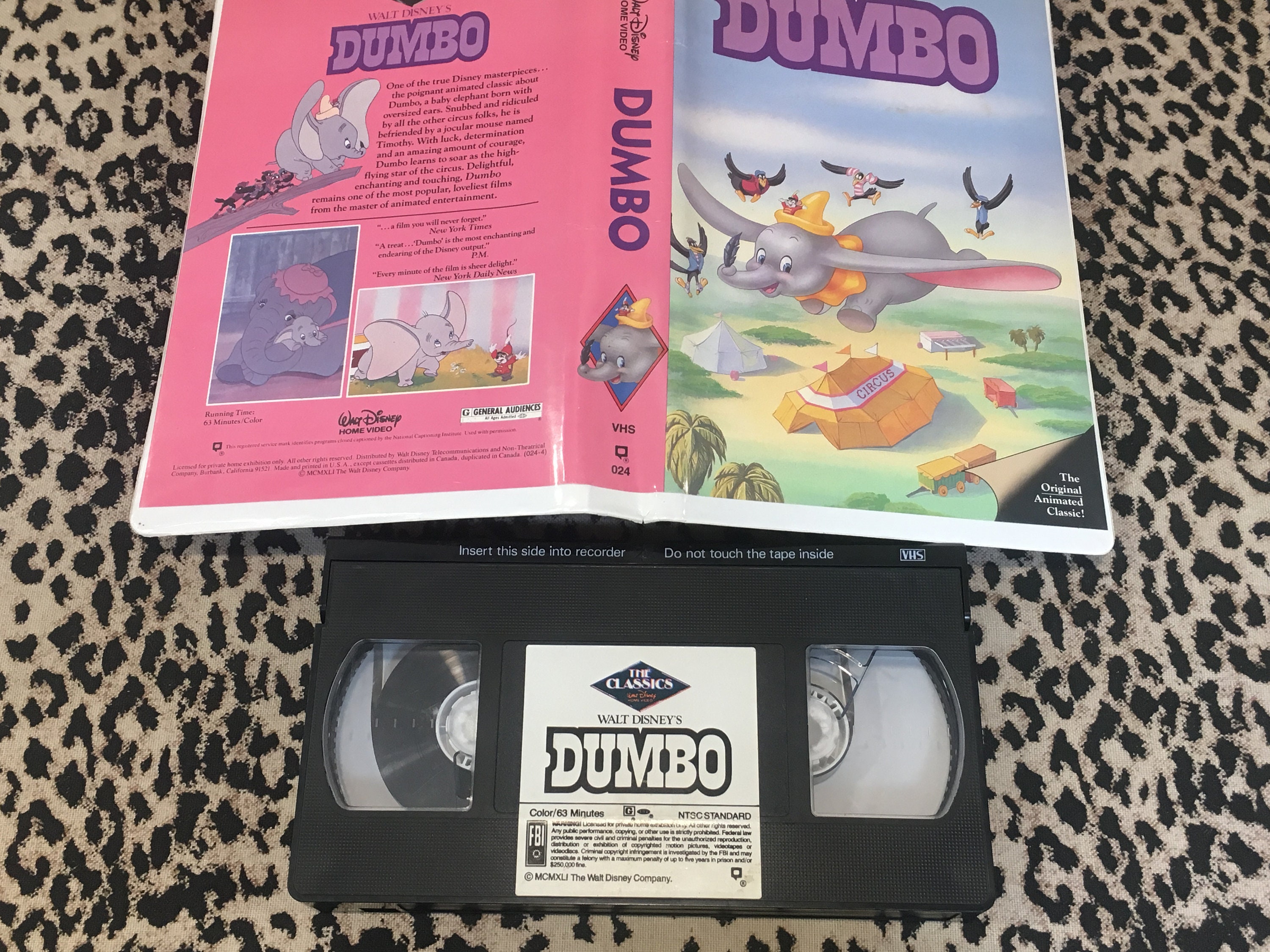 Dumbo Vhs 1985
