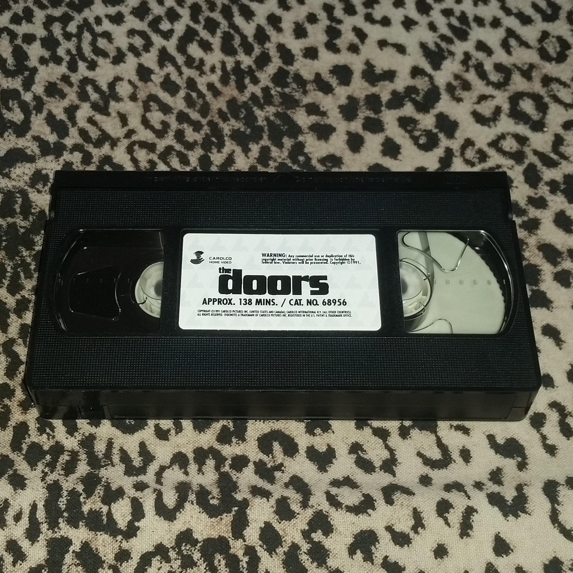 The Doors VHS Oliver Stone VHS the Doors Bio Pic Jim - Etsy Denmark