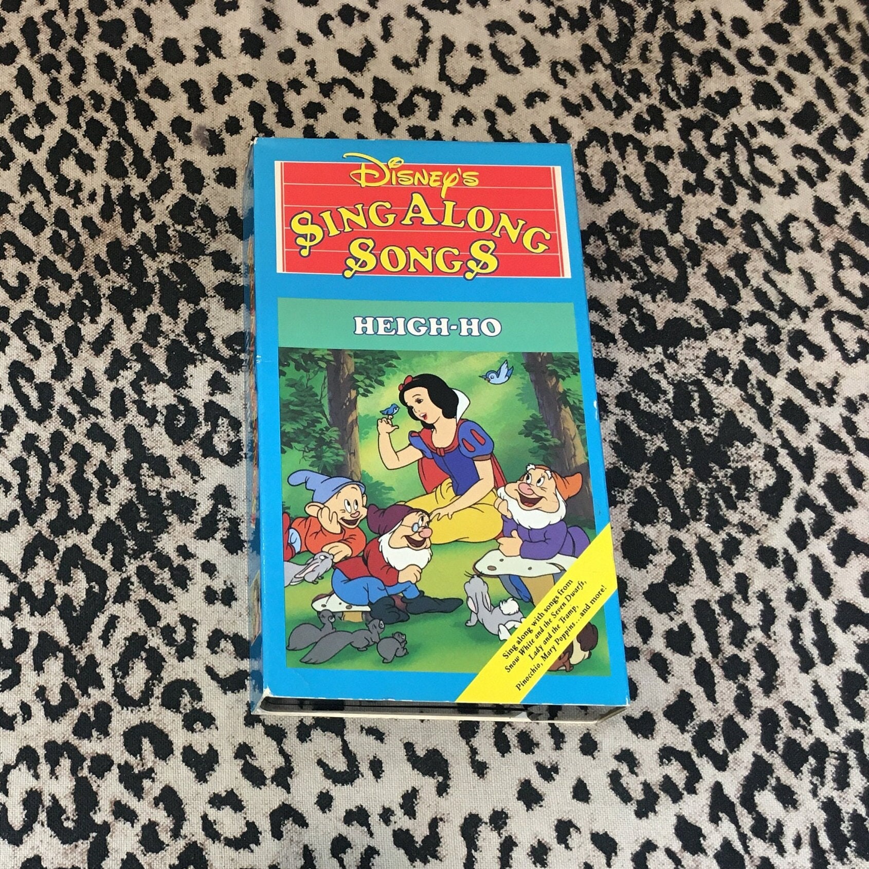 Walt Disney Sing Along Songs Volume 1 Heigh-ho VHS Snow - Etsy