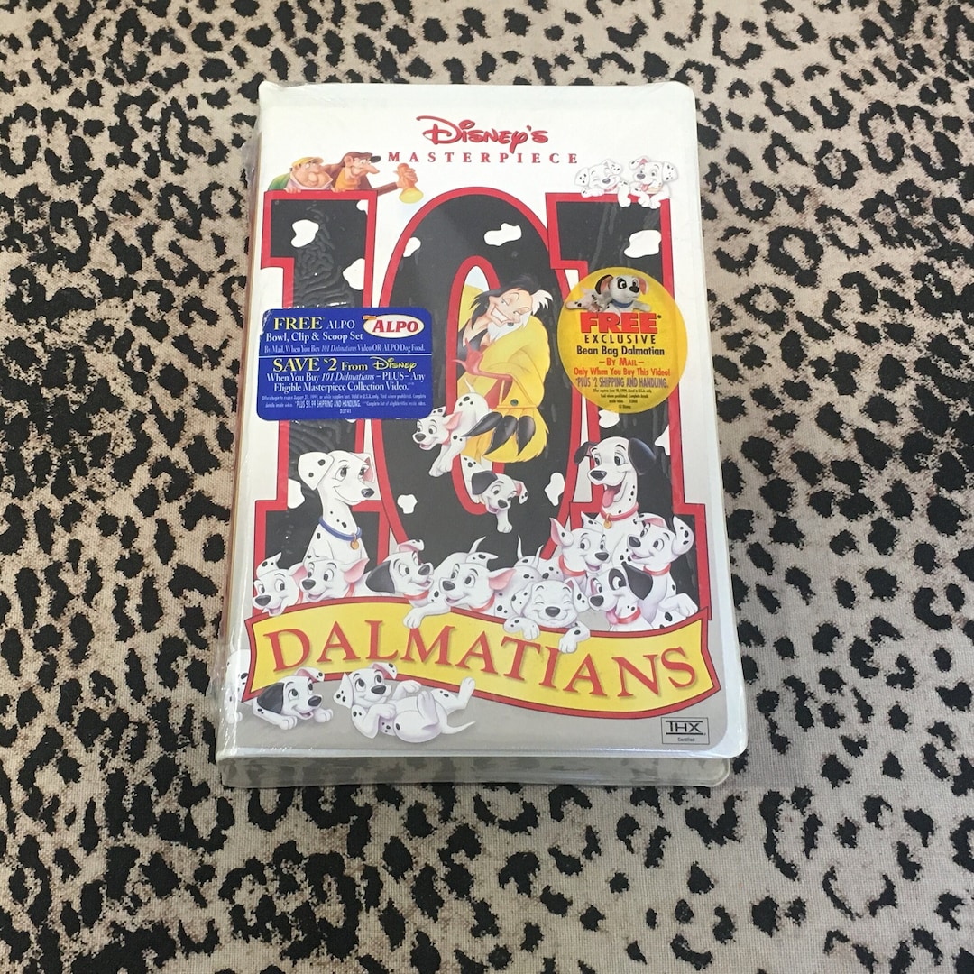 SEALED 101 Dalmatians [VHS] Vintage Disney Movie Vhs Tape Brand New ...