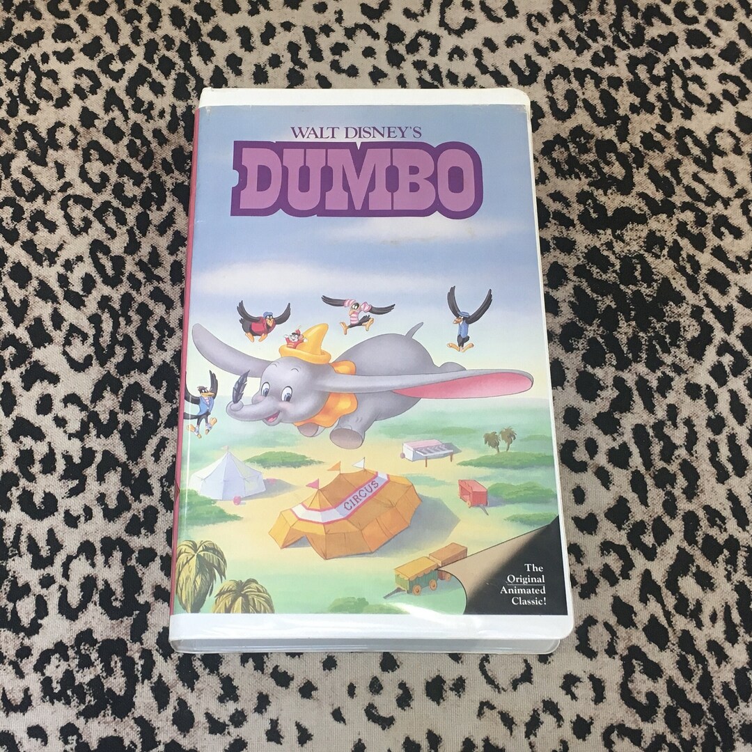 Dumbo [VHS] Pink Spine Rare Black Diamond Disney VHS Tape Rare Walt ...