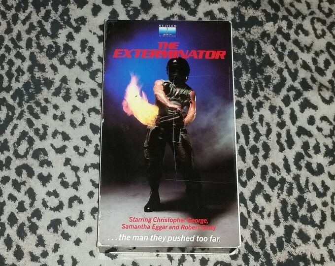 The Exterminator [VHS] Rare Cult 80s Vhs OOP Vhs HTF Vhs Action Sleaze ...