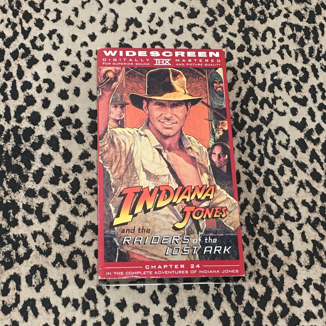 Raiders of the Lost Ark [VHS] Indiana Jones Movie VHS Tape Vintage Vhs ...