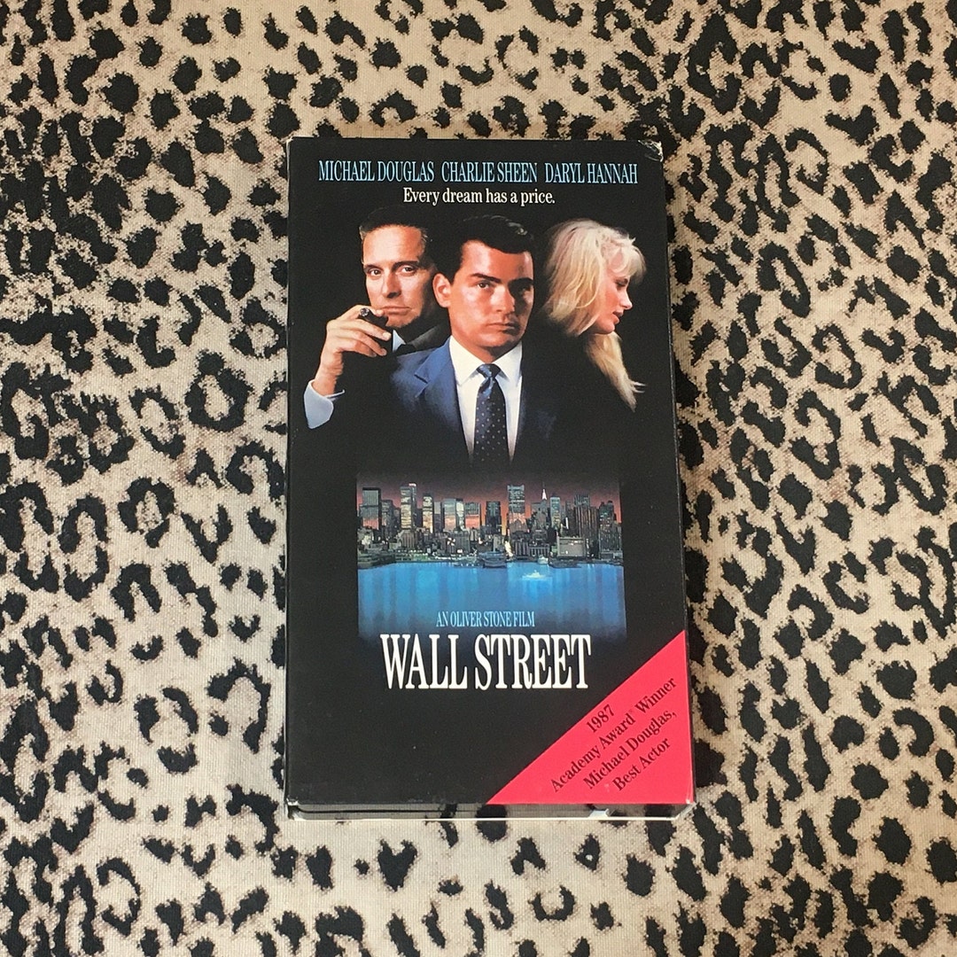 Wall Street [VHS] Rare 1st Print CBS FOX Red Label Vhs Tape Charlie ...