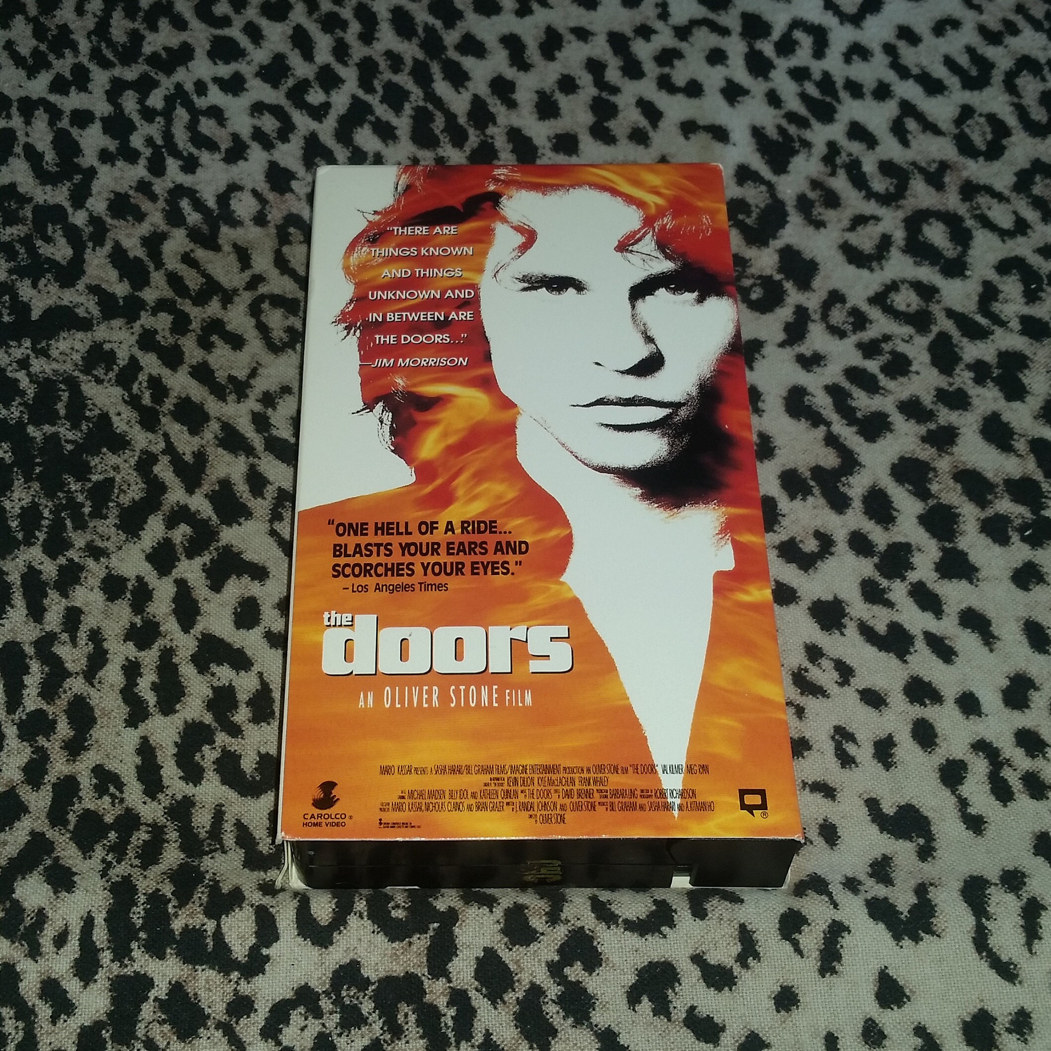 The Doors [VHS] Oliver Stone VHS the Doors Bio Pic Jim Morrison Vintage ...