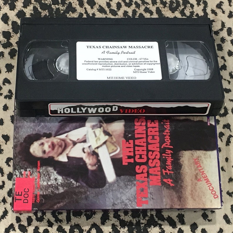 Texas Chainsaw Massacre : A Family Portrait [VHS] Horror Vhs Tape Ultra ...