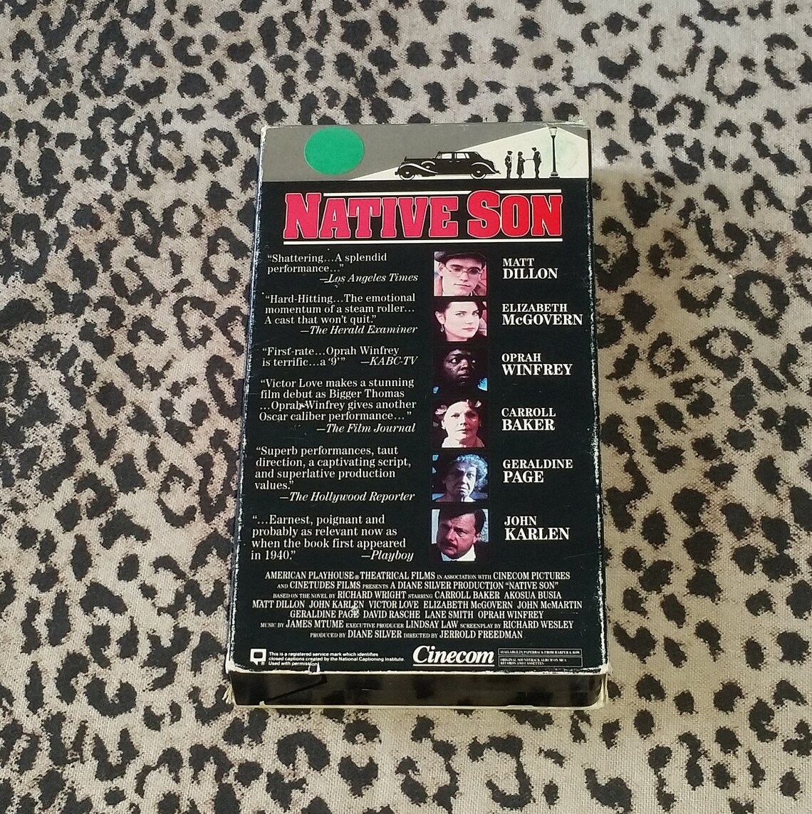 Native Son VHS Lightning Video VHS Rare HTF Vhs Tape Matt - Etsy