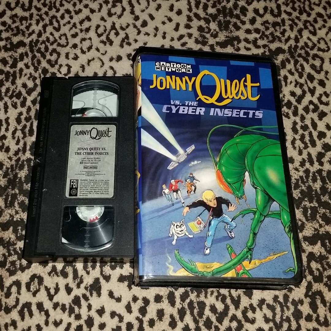 Jonny Quest Vs The Cyber Insects Vhs Vintage 1960s Cartoon Etsy Israel