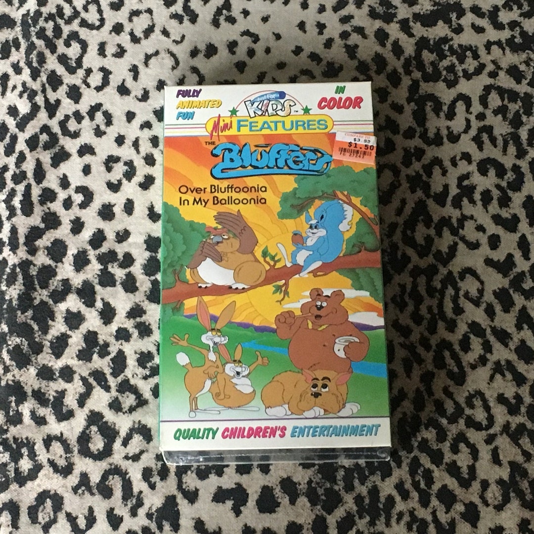 Bluffers SEALED [VHS] Retro Cartoon Kitsch Weird Vhs Tape Retro 1980's ...