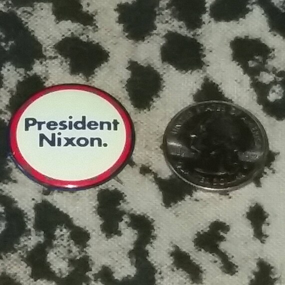 President Nixon 1972 Campaign Button Pinback Button V… - Gem