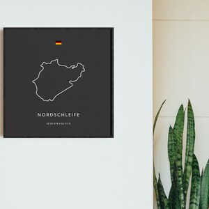 Nurburgring - Nordschleife Layout | Wall Art, Poster, F1 Formula 1 ...