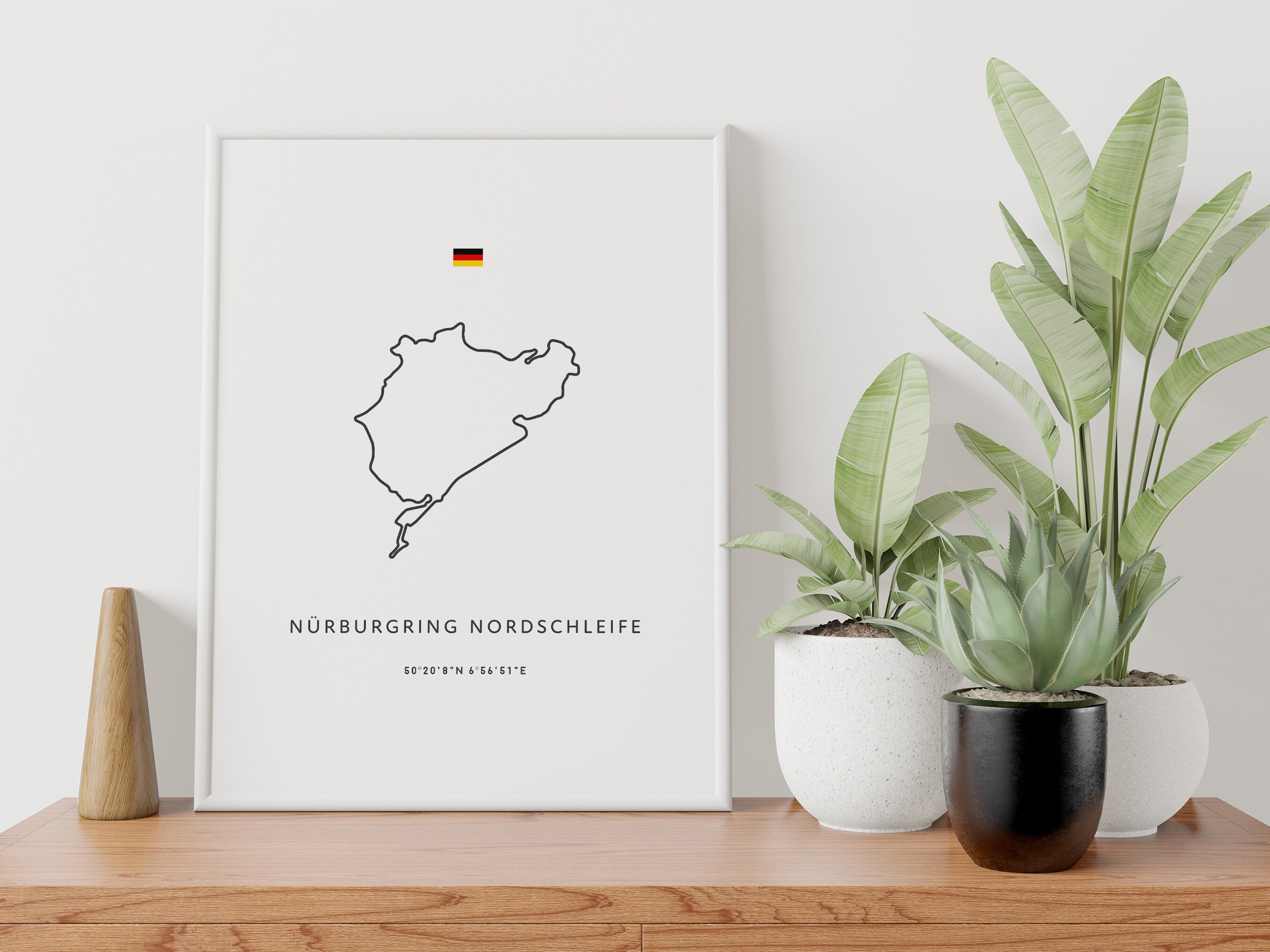 Nurburgring - 24 Hour Layout | Wall Art, Poster, F1 Formula 1 Track Map ...