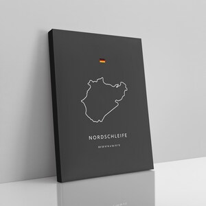 Nurburgring - Nordschleife Layout | Wall Art, Poster, F1 Formula 1 ...
