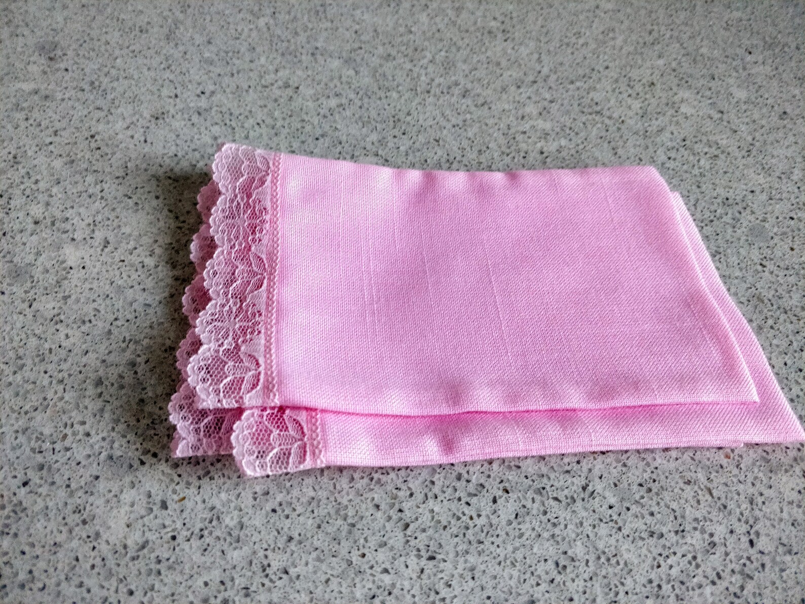 Pink Linen and French Lace Drawstring Favor Bags/pink Baptism | Etsy