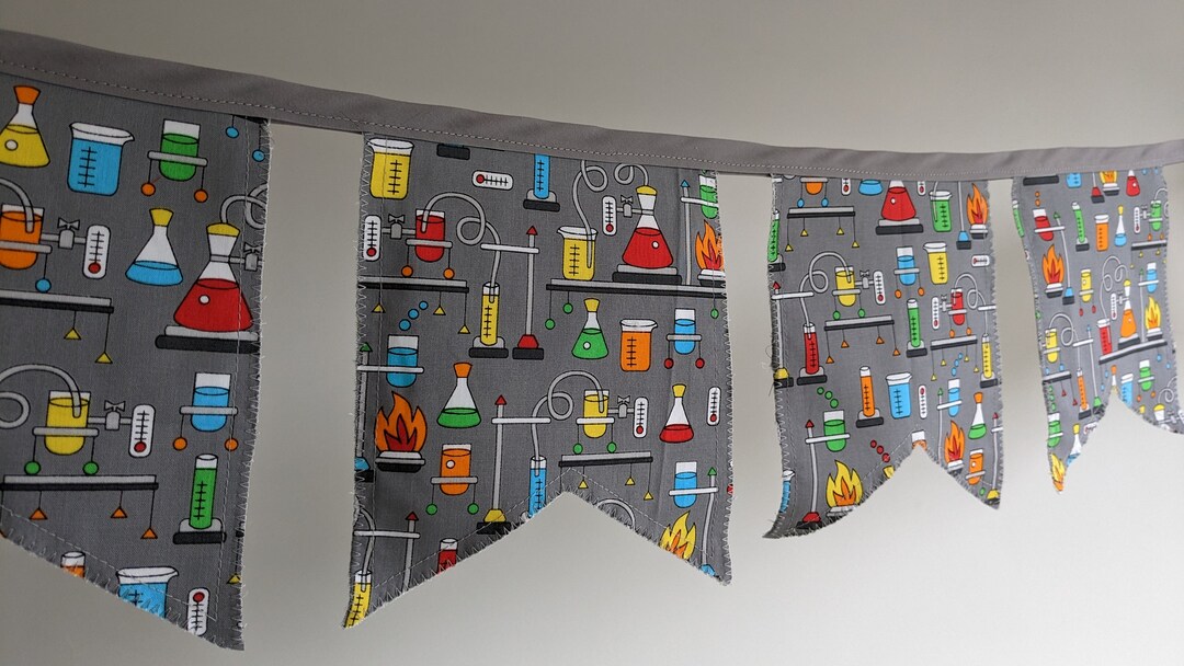Chemistry Laboratory Double Sided Cotton Party Banner/laboratory ...