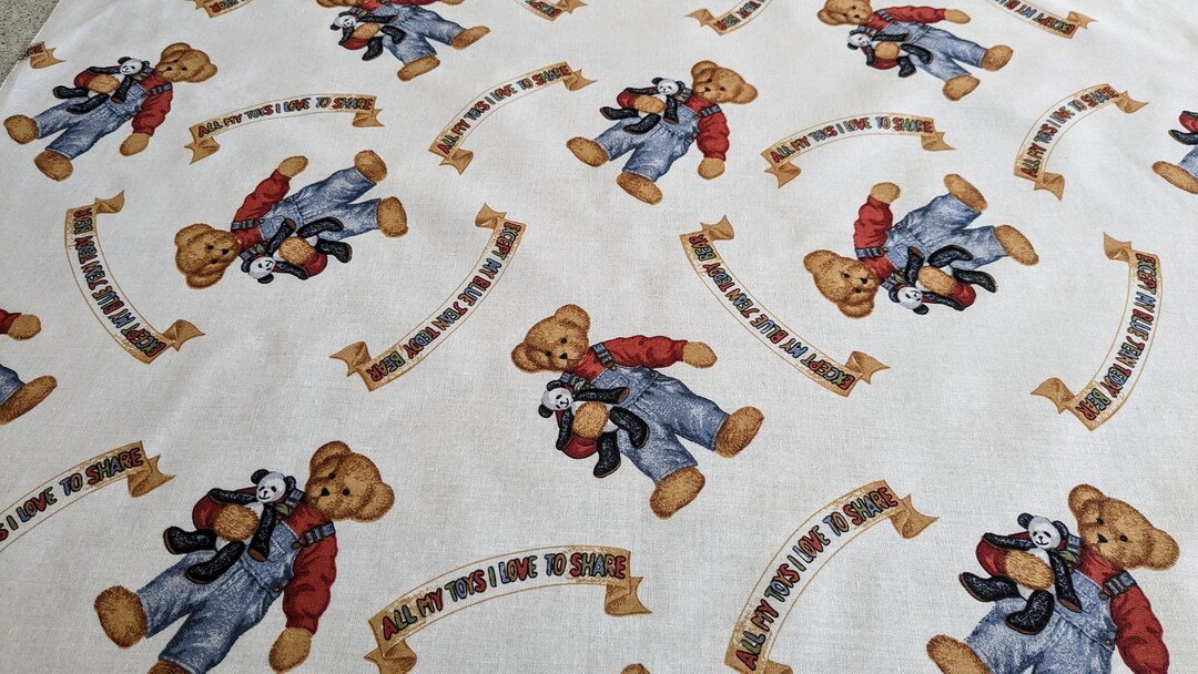 Daisy Kingdom Blue Jean Teddy Bear Ensemble Baby Shower Gift/ - Etsy