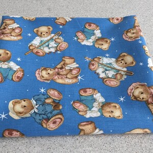 Soft Cotton Teddy Bears Fabric Panel/cotton Fabric Panel Teddy Bear ...
