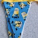 12 Flags Double Sided Bunting Minion Print Quality Cotton/minion ...