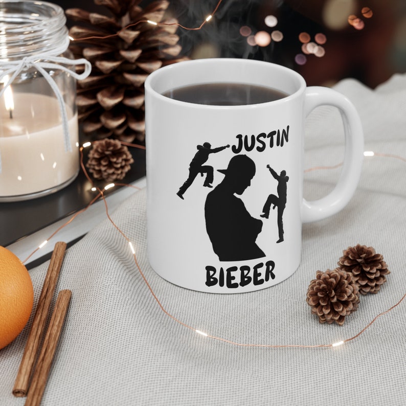 Justin Bieber Silhouette Design Mug 11oz - Etsy
