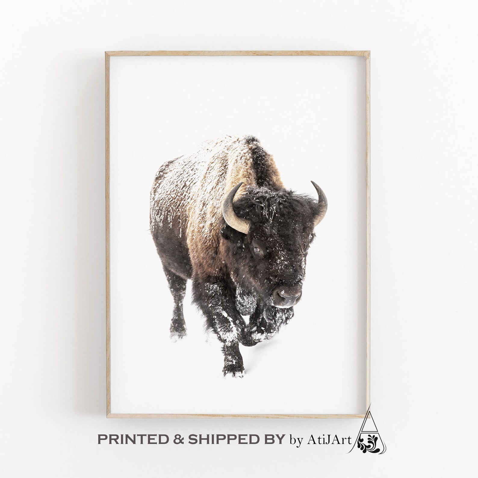 Bison Printable Bison Poster Bison Wall Art Buffalo Wall - Etsy Canada