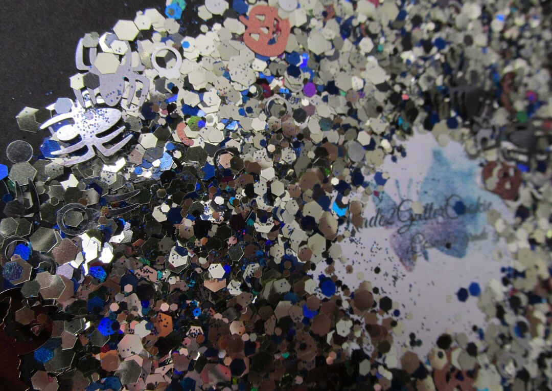 Halloween Glitter Mix Spiders Skulls Bats Ghosts Cufflinks - Etsy