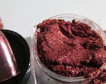 Dark Pink Chrome Powder for Nail Art, Metallic Pigment for Nails 0.5g ...
