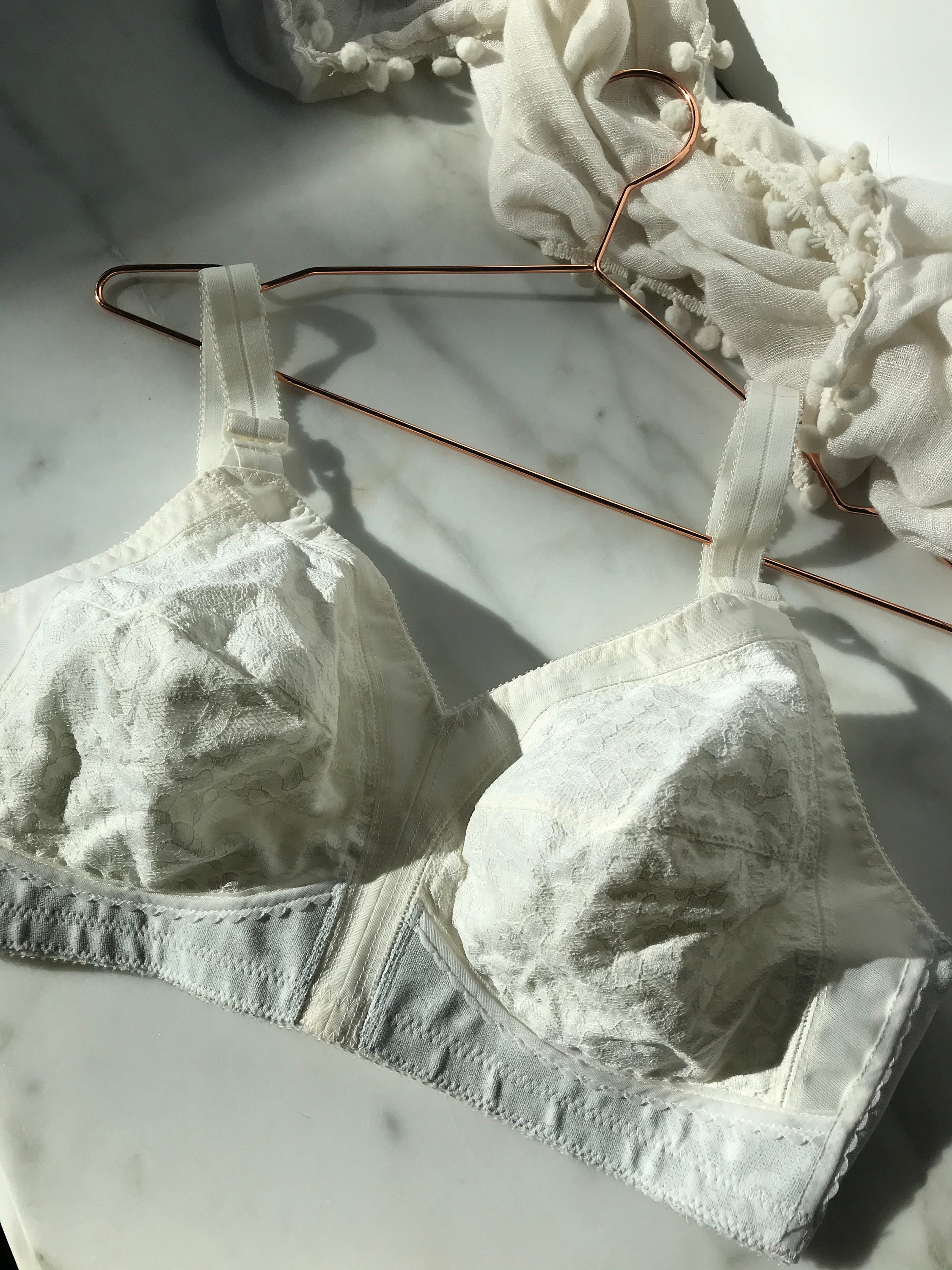 Vintage Sears Perma Prest Bra / Size 40C / Lingerie / Lace Bra - Etsy
