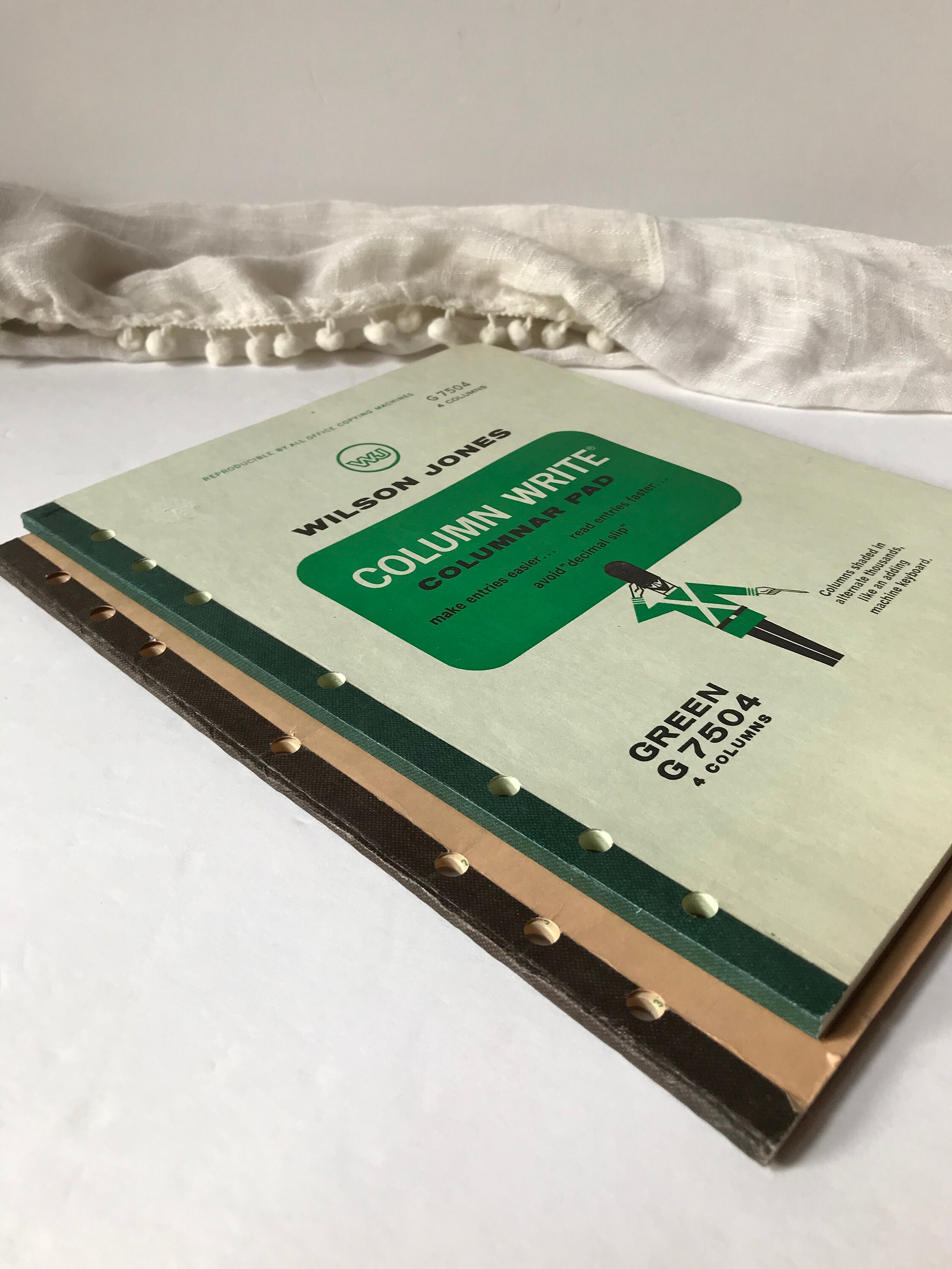 Vintage Wilson Jones Columnar Pad for Ring Binders / Set of 2 / Office ...