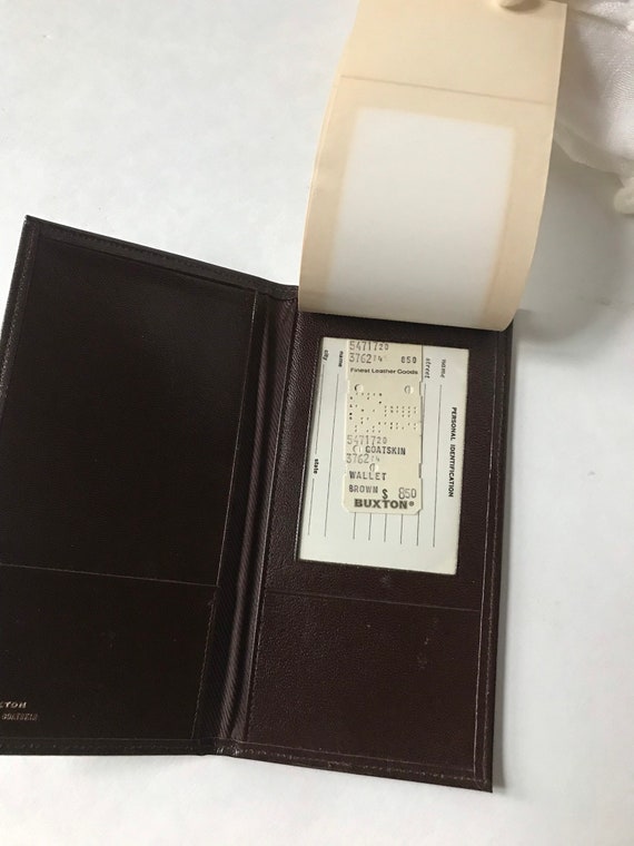 Vintage BUXTON Leather Wallet / Pocket Pal / Lord Bux… - Gem