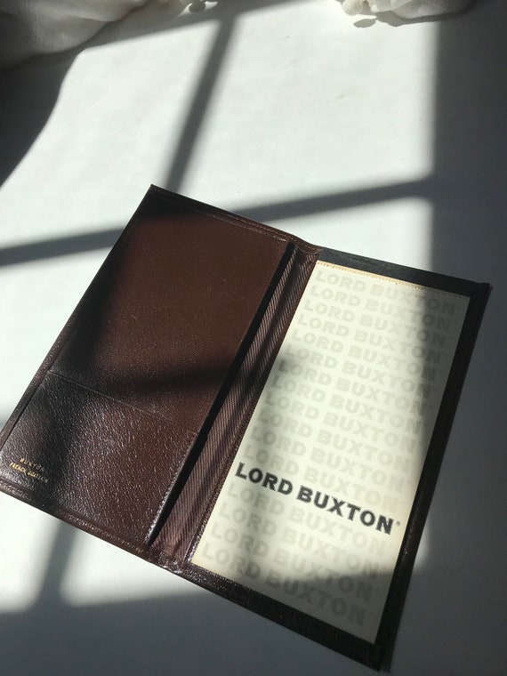 Vintage BUXTON Leather Wallet / Pocket Pal / Lord Bux… - Gem