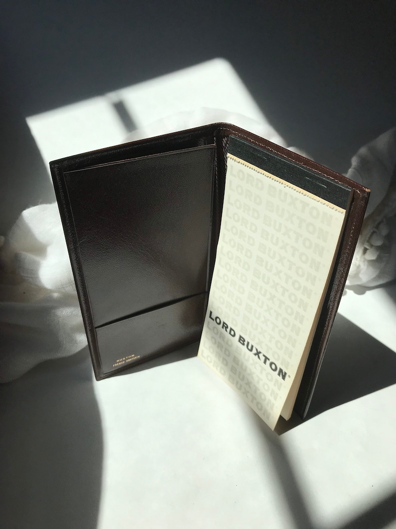 Vintage BUXTON Leather Wallet / Pocket Pal / Lord Buxton Note Pad ...