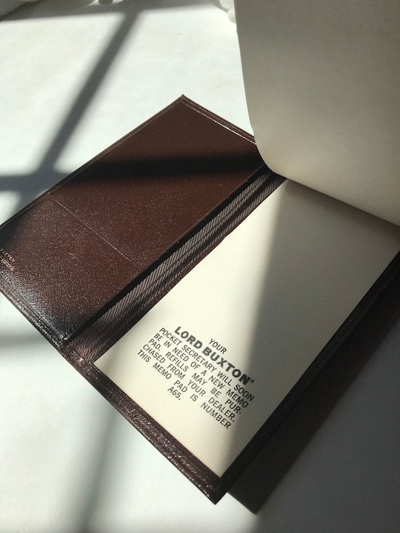 Vintage BUXTON Leather Wallet / Pocket Pal / Lord Bux… - Gem