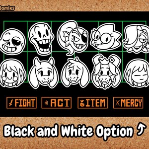 Undertale Sticker Sheet - Etsy