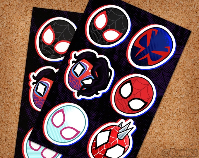 Spidey Friends Sticker Sheet - Etsy