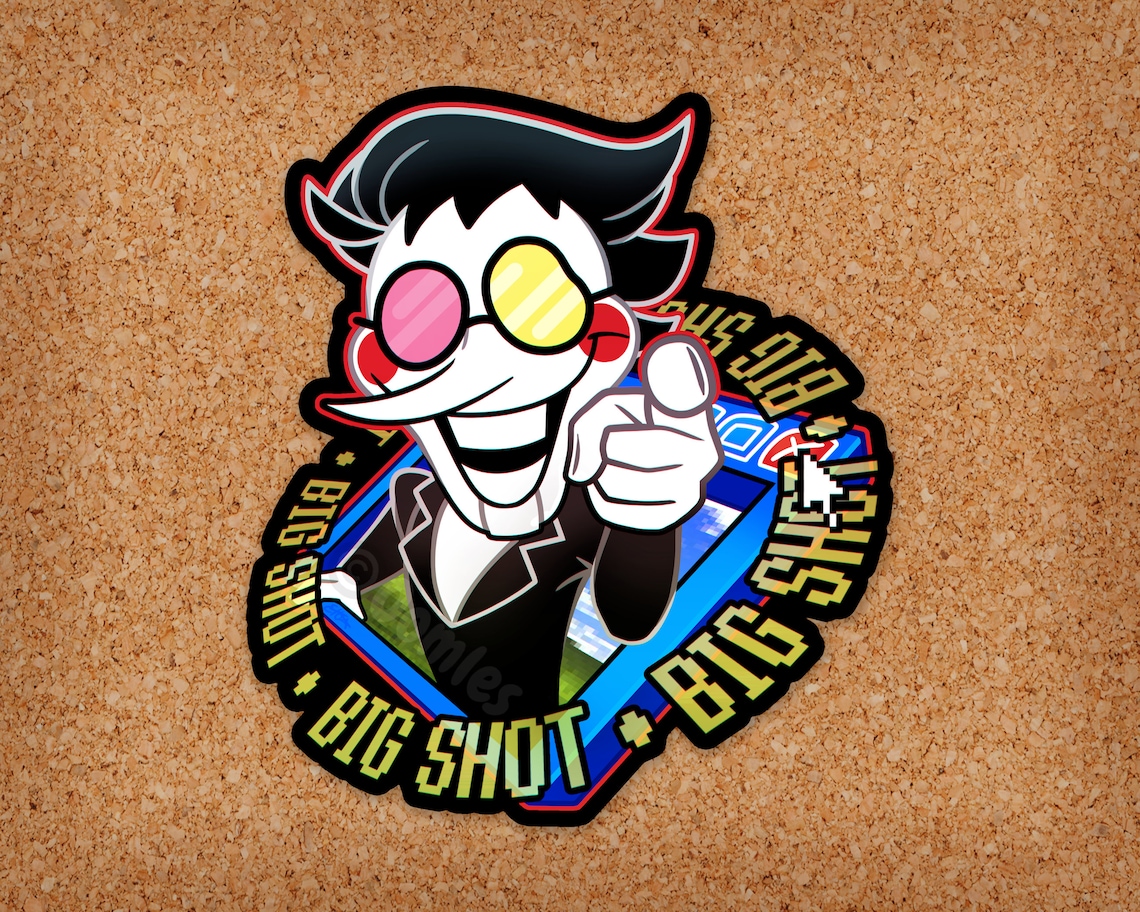 Deltarune Spamton Big Shot Sticker - Etsy
