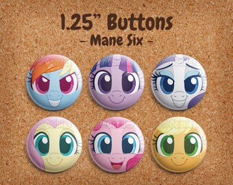 Mlp Buttons - Etsy