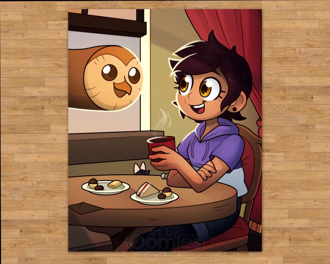 8x10" Hooty and Luz TOH Print - Etsy