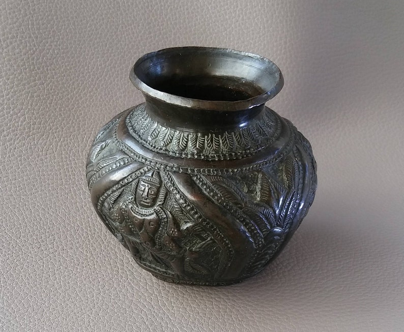 Bronze Lota Pot, Cermonial Pot, Religious Item, Ablutions, Religious ...