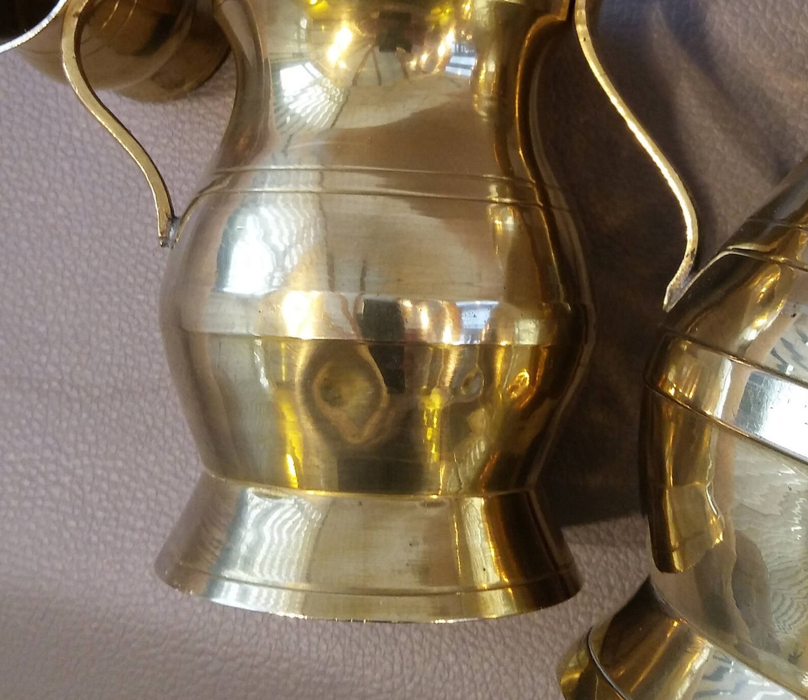 Vintage Brass Tankards Brass Tankard Set Brass Ornaments - Etsy